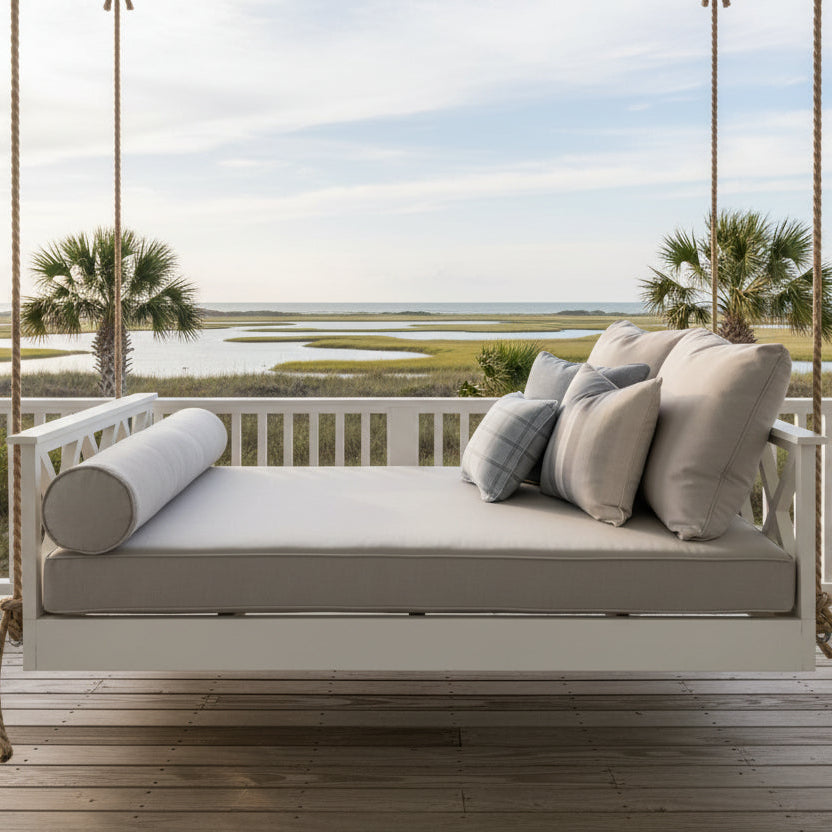 Porch Swing Beds & Outdoor Bed Swings | Easy Breezy Porch Swings